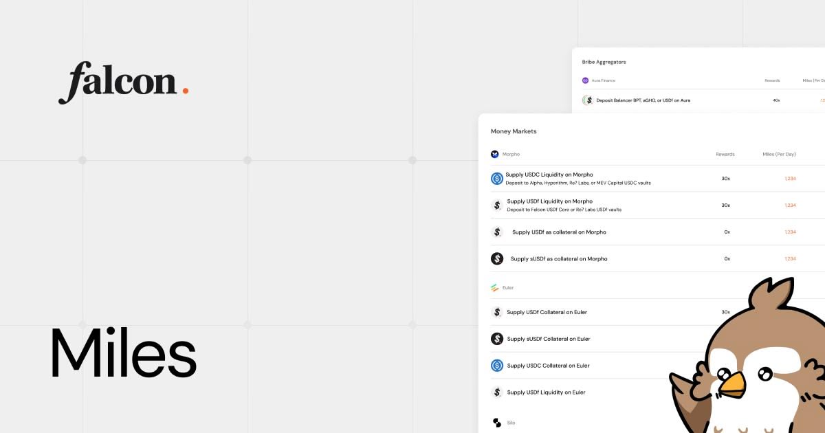 Earn Miles Points | Falcon Finance