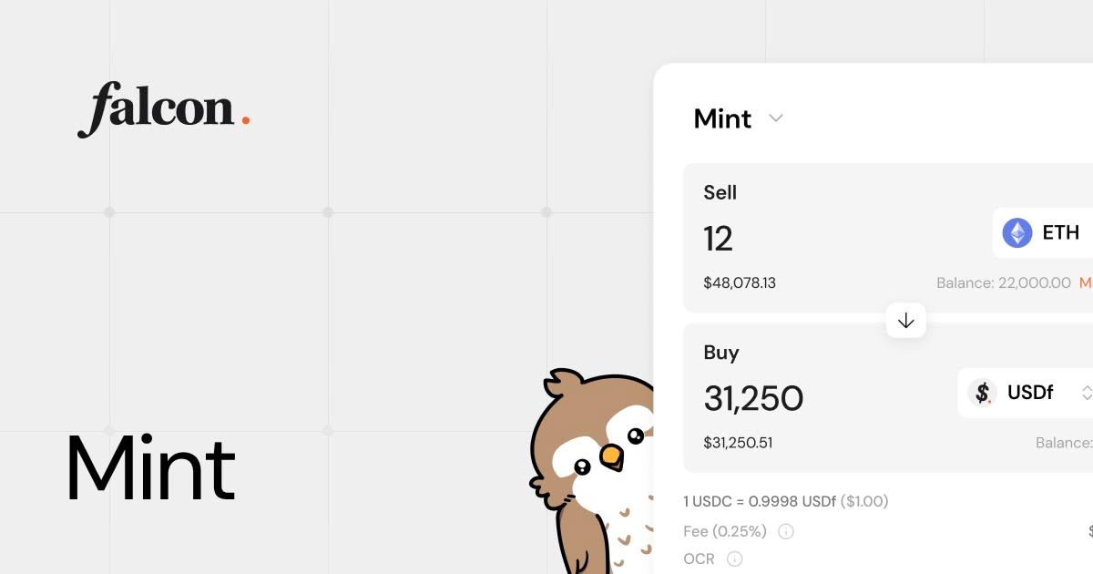 Mint USDf Tokens | Falcon Finance